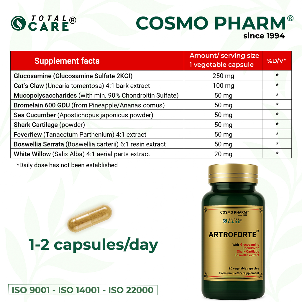 ARTROFORTE – Supplement for Healthy Joints – Cosmo Pharm